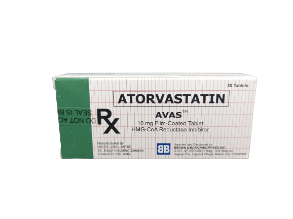 AVAS 10MG TAB 30S – RBCJ Pharmacy
