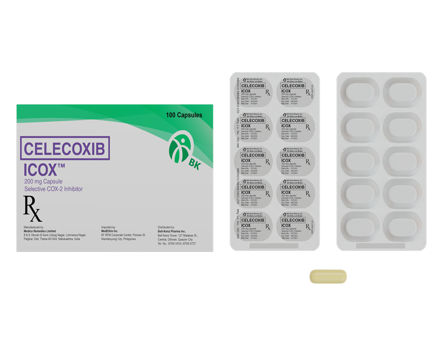 ICOX 200MG CAP 100S – RBCJ Pharmacy