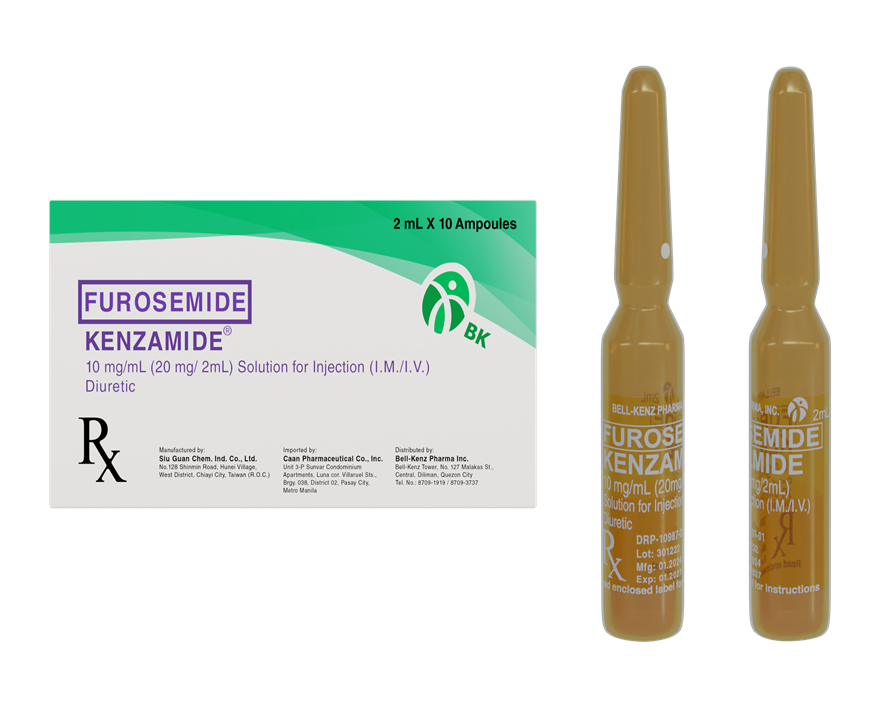 KENZAMIDE 10MG/ML 2ML SOLFORINJ AMP 10S – RBCJ Pharmacy