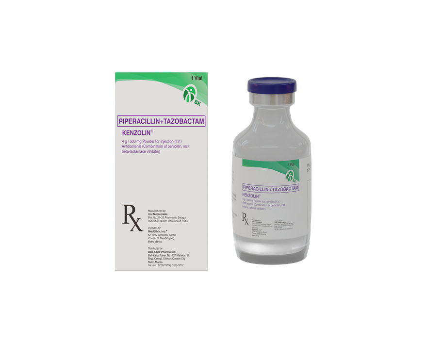 KENZOLIN 4G/500MG PWDR FOR INJ VIAL 1S – RBCJ Pharmacy