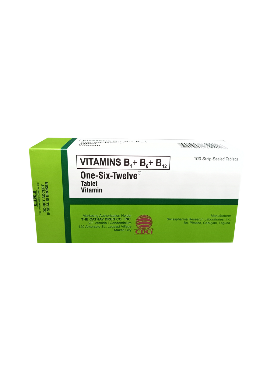 ONE-SIX-TWELVE TAB 100S – RBCJ Pharmacy
