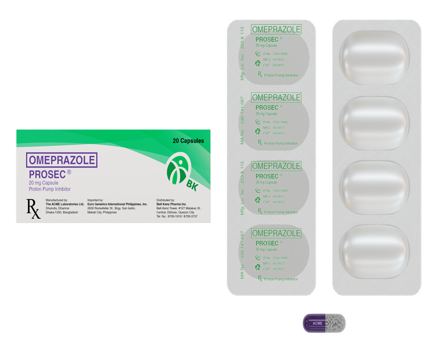 PROSEC 20MG CAP 20S – RBCJ Pharmacy