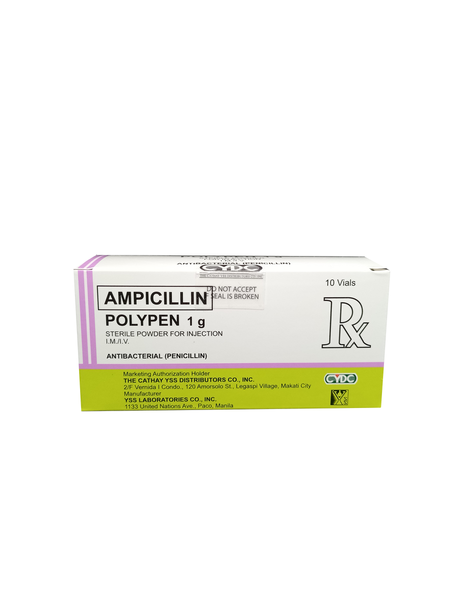 POLYPEN 1G PWDR FOR INJ VIAL 10S – RBCJ Pharmacy