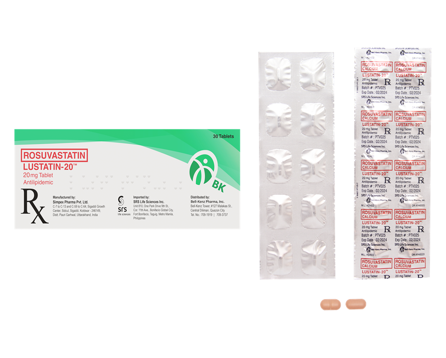 LUSTATIN 20MG TAB 30S – RBCJ Pharmacy