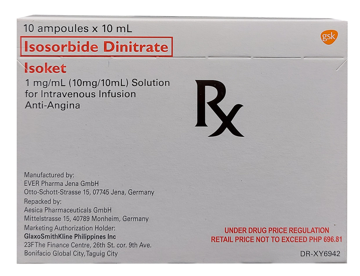 ISOKET 1MG/ML FOR INF AMP 10S – RBCJ Pharmacy