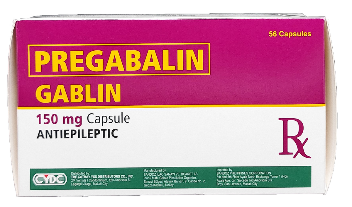 GABLIN 150MG CAP 56S – RBCJ Pharmacy