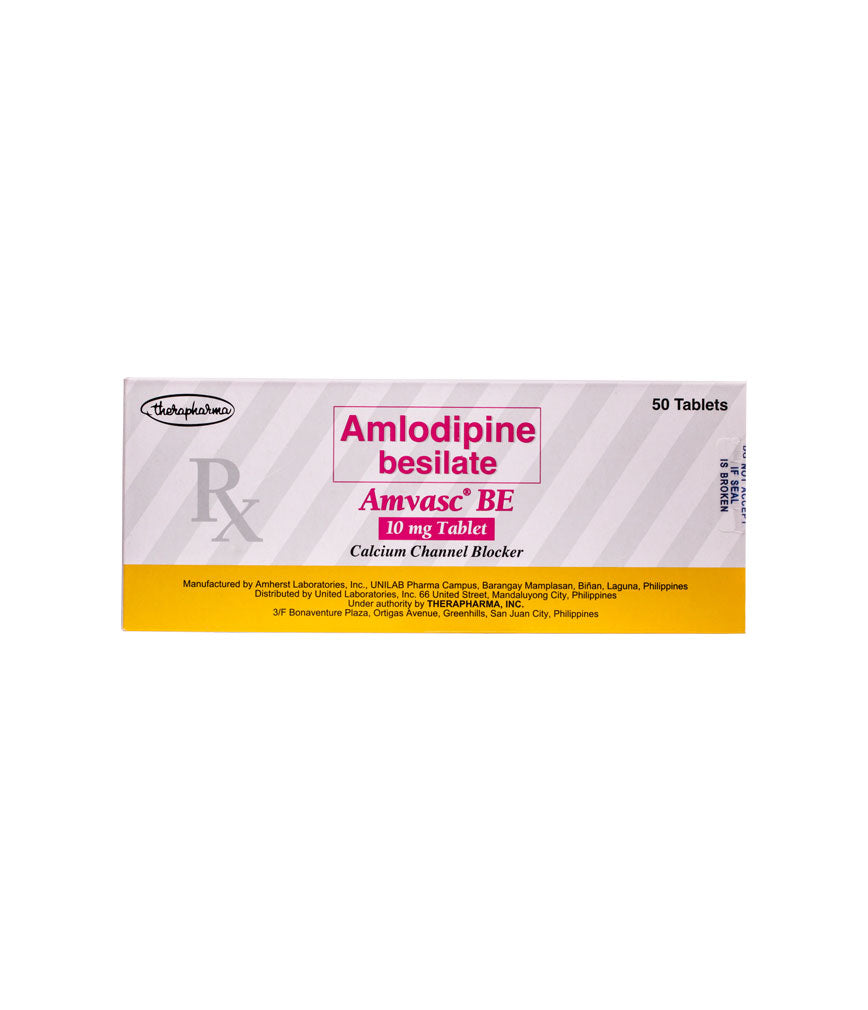 AMVASC BE 10MG TAB 50S – RBCJ Pharmacy
