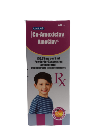 AMOCLAV 125MG/31.25MG/5ML SUS 60 ML BOX 1S – RBCJ Pharmacy