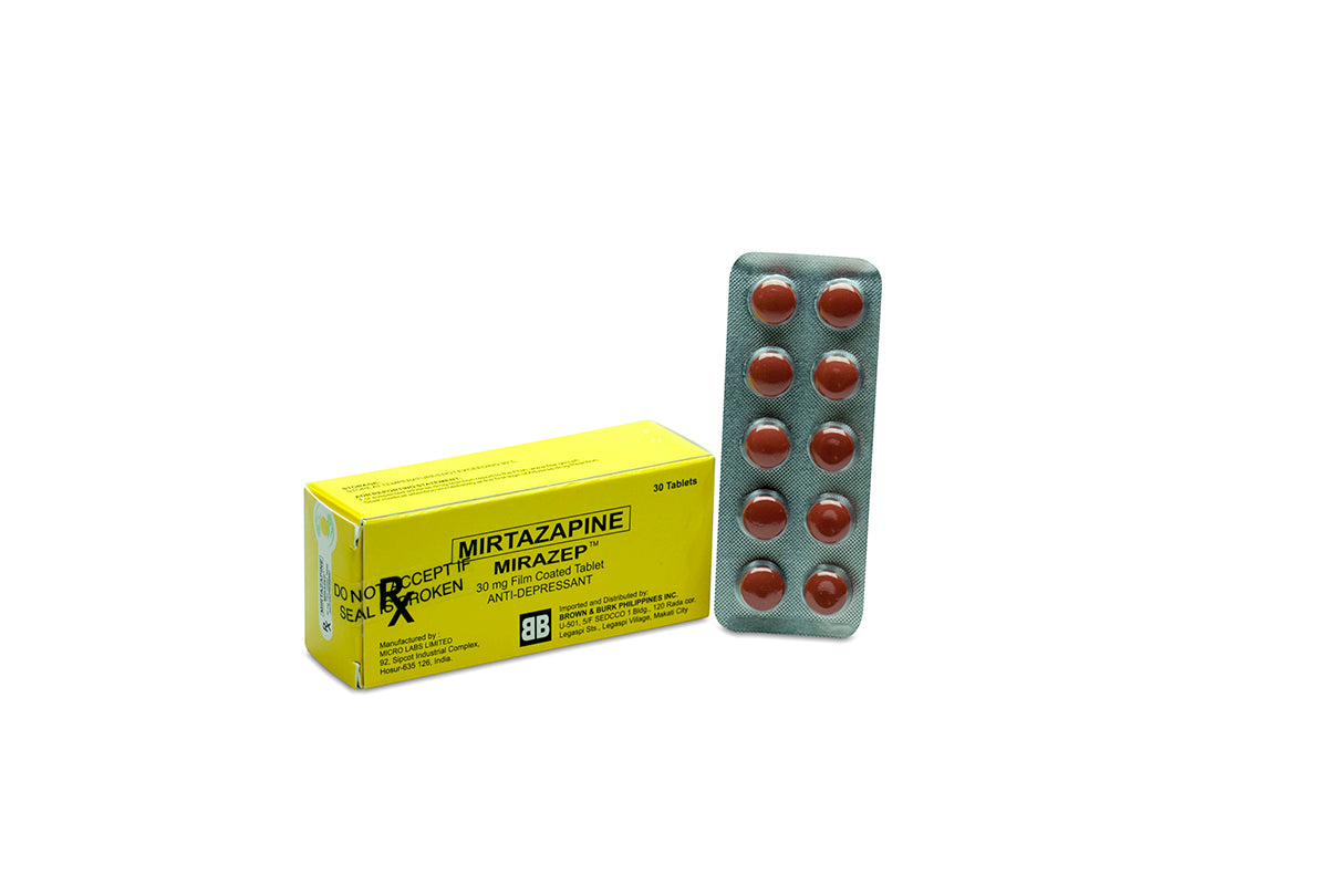MIRAZEP TAB 30MG 30S – RBCJ Pharmacy